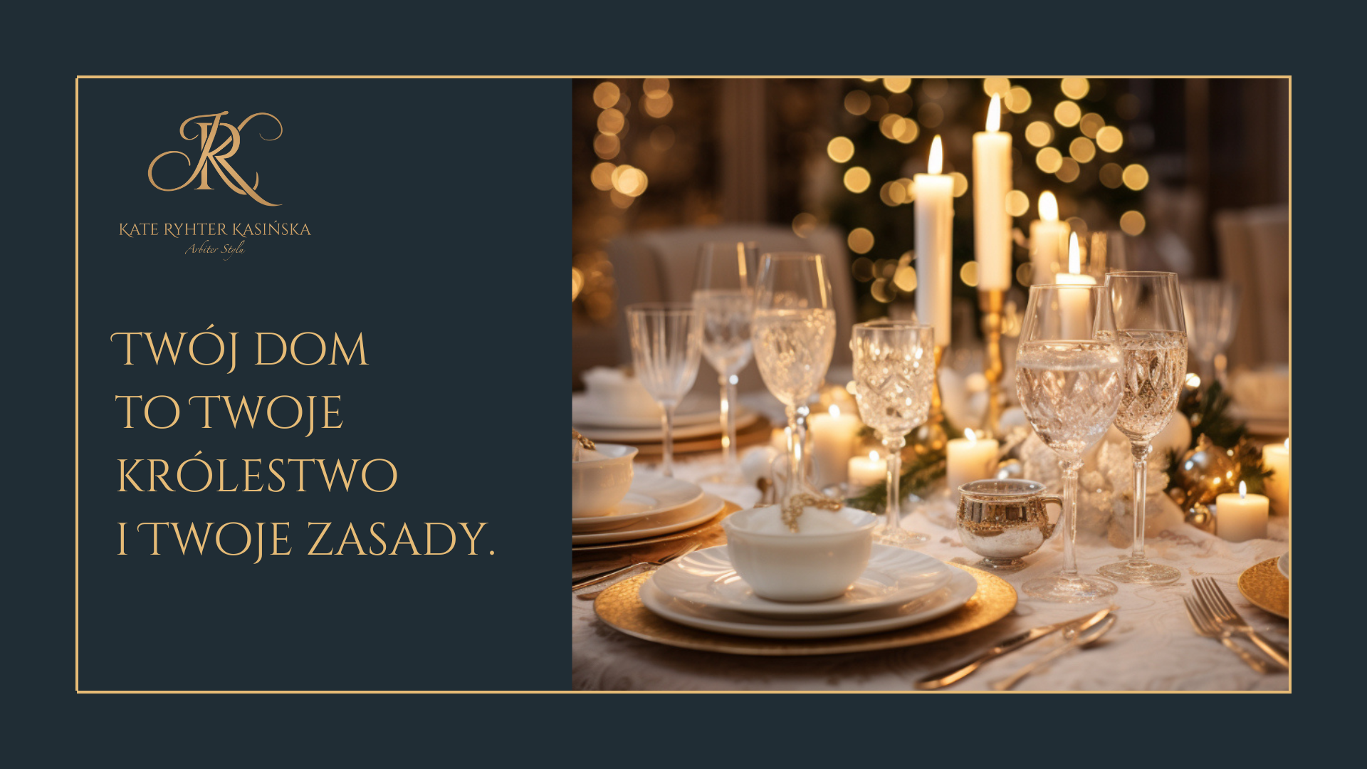 Świąteczny stół w stylu Old Money - Arbiter Stylu - Kate Ryhter-Kasińska