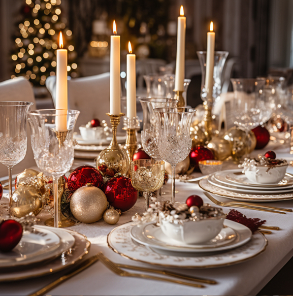 Świąteczny stół w stylu Old Money - Arbiter Stylu - Kate Ryhter-Kasińska